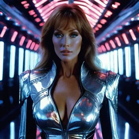 Young Tanya Roberts In Shiny Mirror Reflective Sui By Mmsopen3 On