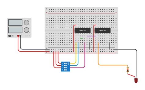 Circuit Design 3 Bit Odd Parity Checker Tinkercad