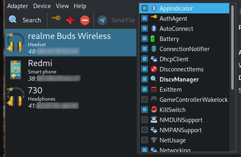 Blueman Applet Menu All Icons Left Of The Menu Items Are Missing · Issue 1537 · Blueman