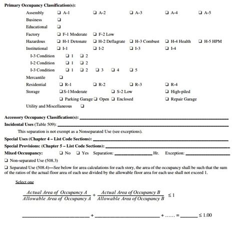 Appendix B 2018 Building Code Summary For All Commercial Projects