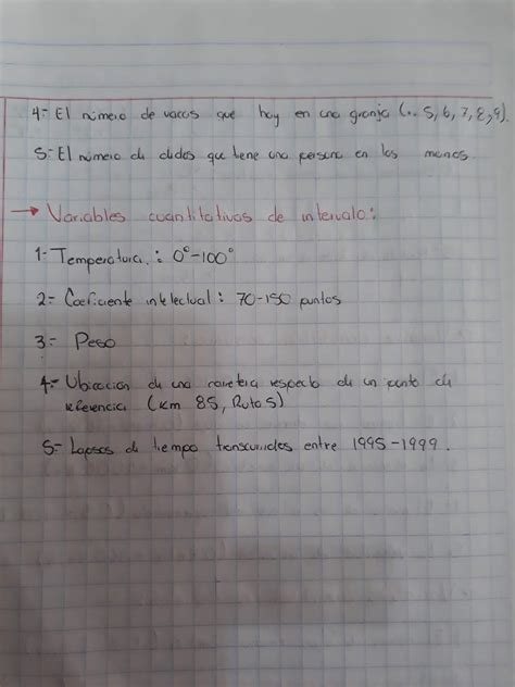 Bioestadistica 5 6 Jue Sab Tarea 2 Ejemplos De Los Tipos De Variables