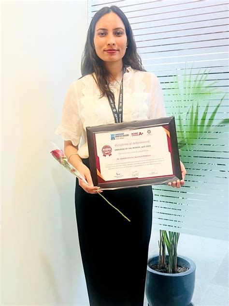 “celebrating Excellence In Education And Placement Coordination” We Are Delighted To Announce