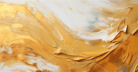 Golden Foil Art Abstract Expressions 1 Templatemonster