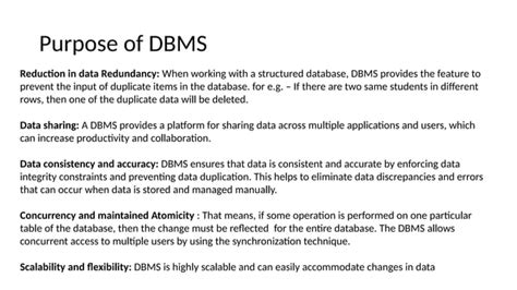 Introduction To Database Systems File System Vs Dbms Pptx