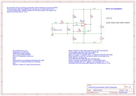 Inverting Comparator With Hysteresis Calculator At Claudia Sutton Blog