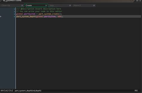 Particle System Glitching Rgamemaker