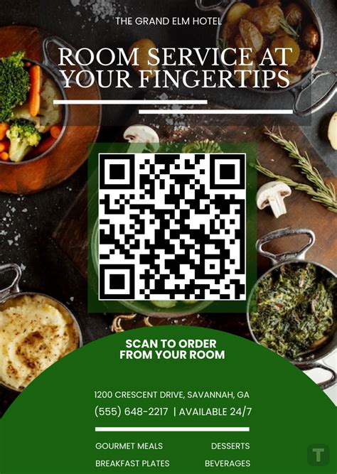 Free Qr Code Menu Templates Editable And Printable