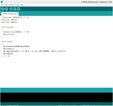 آموزش جدید ترین روش برای راه اندازی ماژول FT800و FT810 با Arduino بنو الکترونیک