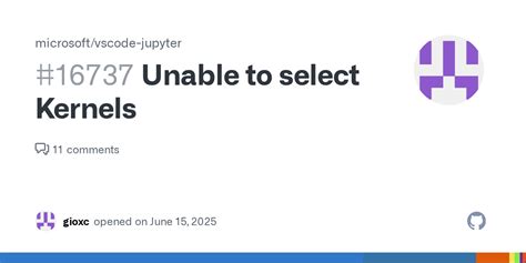 Unable To Select Kernels · Issue 16737 · Microsoft Vscode Jupyter · Github