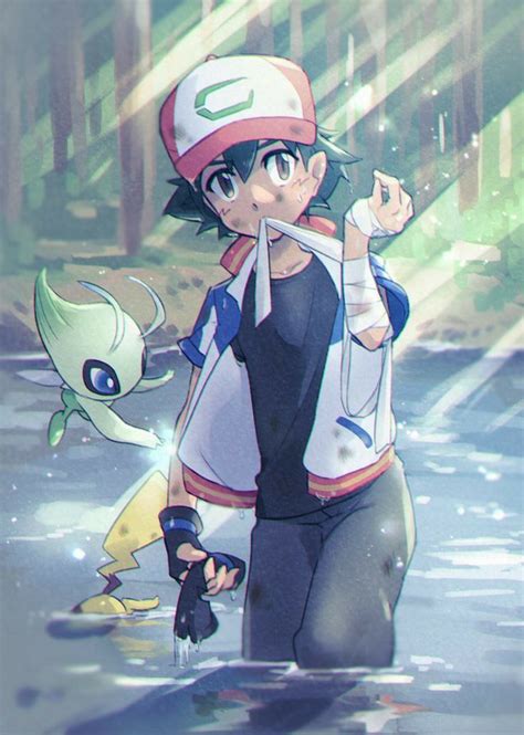 Ash Ketchum Fan Art The Power Of Us Ash With Lugia And Pikachu Artofit