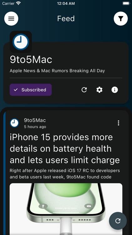 Stratum Full Text Rss Reader By Andrew Zuo