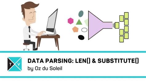 Data Parsing In Excel Using Len And Substitute Function Excel Tv