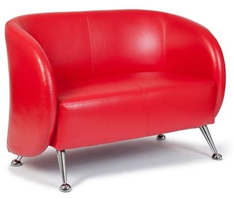 Hjh Office Loungesofa Clubsofa St Lucia Kunstleder 2 Sitzer Weiß Hjh