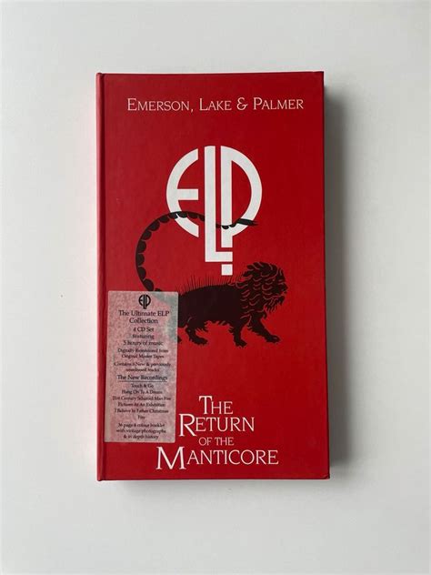 Rare Elp 4 Cd Box Set Return Of The Manticore Emerson Lake Palmer In Hamburg Mitte Hamburg