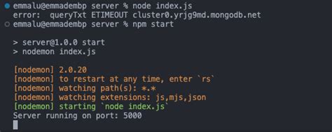 【express】报错：mongodb数据库连接不上且报错 express连接mongodb报错 csdn博客