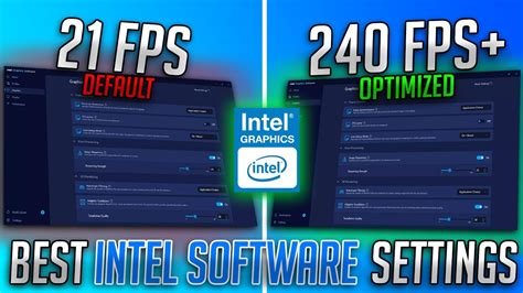 Best Intel Graphics Software Settings For Gaming And Performance In 2025