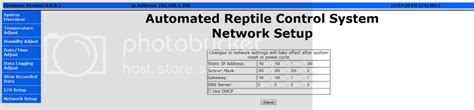 Automated Reptile Control Systemwebserver Data Logging Rtc And Much