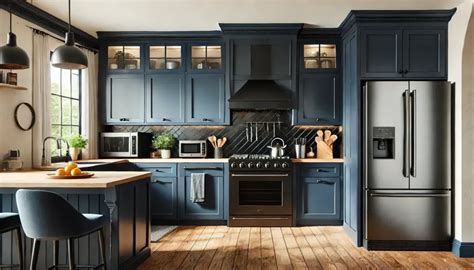 What Color Cabinets Go With Black Appliances