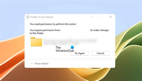 Access Denied Error Deleting File Or Folder In Windows 11