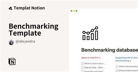 Benchmarking Template Templat Oleh Noxen Produteka Notion Marketplace