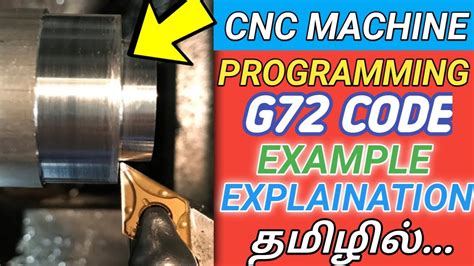 Cnc Programming G72 Cycle Explaination In Tamil Canned Cycles Programming Youtube