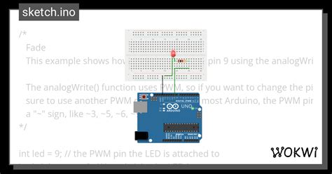 Fading Led478184sefvia Lie Wokwi Esp32 Stm32 Arduino Simulator