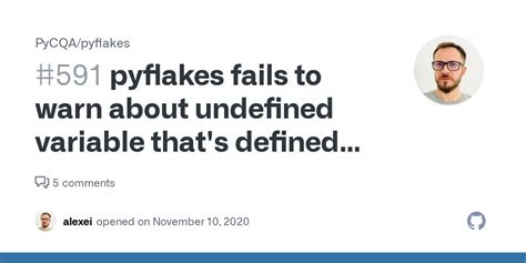 pyflakes fails to warn about undefined variable that s defined inside nested try blocks · issue