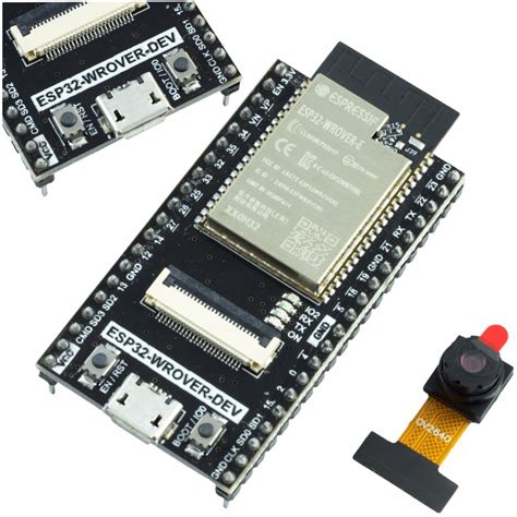 płytka esp32 z kamerą esp32 wrover cam wifi ble bluetooth moduł z ov2640 12883858766