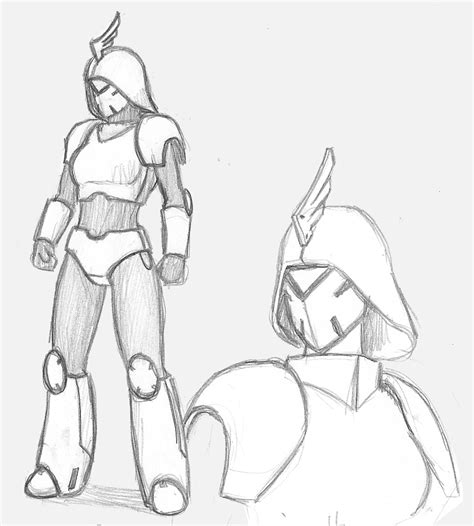 Cyber Knight Girl By Korblborp Hentai Foundry