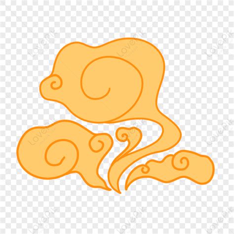 Xiangyun Yellow Auspicious Clouds Clouds Png Image Image And Picture For Free Download Lovepik
