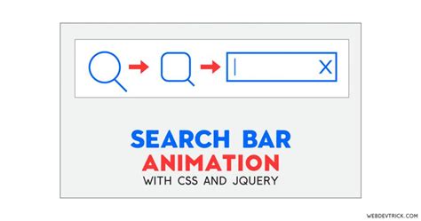 Search Bar Animation With Css And Jquery Expanding Bar From Icon