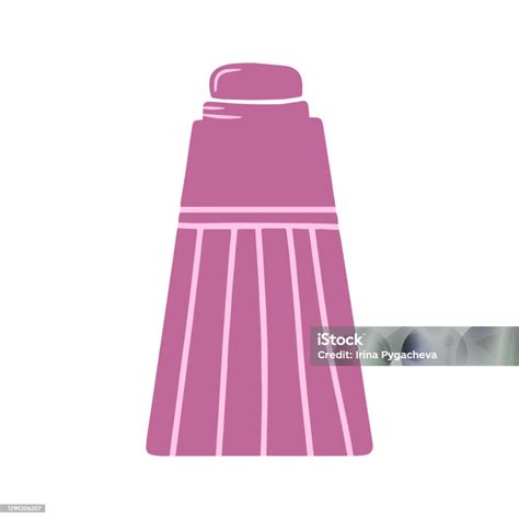 흰색 배경에 격리 된 제품에 대한 손으로 그린 항아리 주방 용품 및 기구 심플한 플랫 스타일로 일러스트레이션 그것은 직물 종이 및 기타 표면의 장식에 사용할 수 있습니다