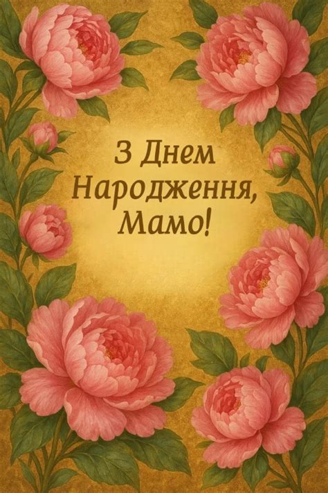 Привітання з Днем народження мамі українською — щирі зворушливі й теплі вітання
