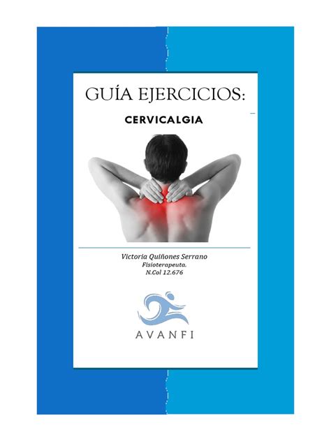 Guia Ejercicios Cervicalgia Pdf Hombro Codo