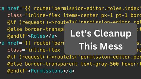 Blade Component Refactor Repeating Css Classes Youtube