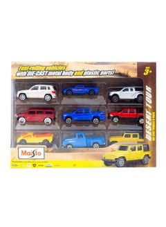 Maisto 9 Piece Fresh Metal Vehicle Set Assorted Uae Dubai Abu Dhabi