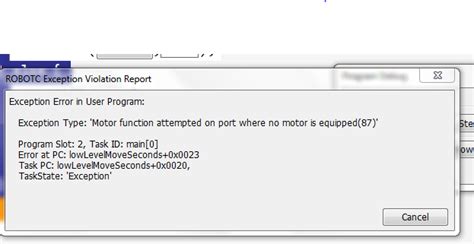 410 Robotc Graphical Sample Program Avoid Obstacles Problems