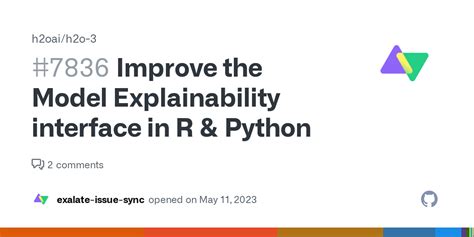 Improve The Model Explainability Interface In R And Python · Issue 7836 · H2oaih2o 3 · Github
