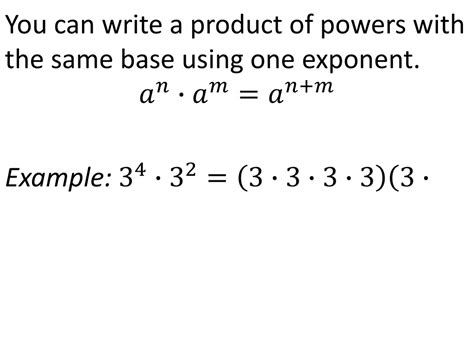 Ppt Mastering Powers Multiplying With The Same Base Powerpoint