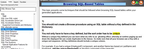 sql table browsing shows duplicate records in list issue clarionhub