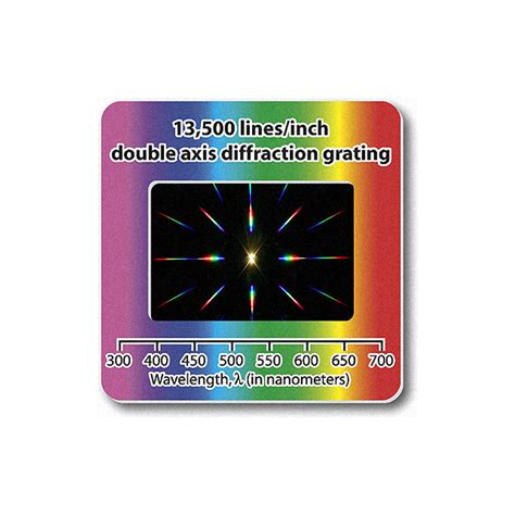 Diffraction Grating 13 500 Lines Per Inch Hst
