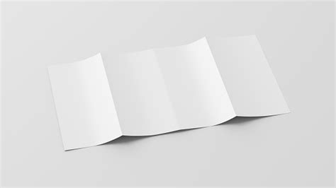 수직 이중 게이트 접이식 브로셔 패널 4개 8페이지 빈 전단지 프리젠 테이션 디자인을 위해 흰색 배경에 대해 모의 뒷면 접힌에 대한 스톡 사진 및 기타 이미지 Istock