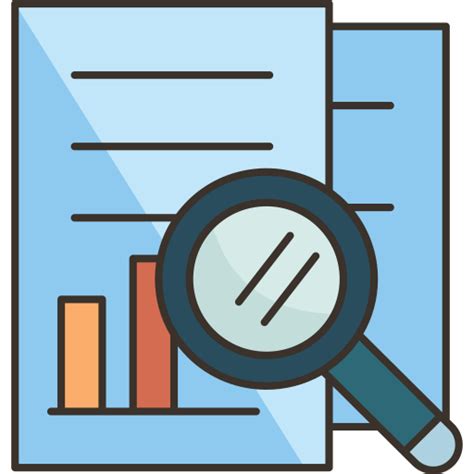 Data Analysis Report Presentation Document Icon Download On
