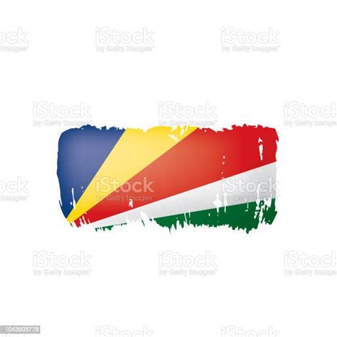 세이셸 플래그 흰색 배경에 벡터 일러스트 레이 션 0명에 대한 스톡 벡터 아트 및 기타 이미지 0명 기 독립 Istock