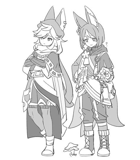 Tighnari And Cyno Genshin Impact Drawn By Marimojh Danbooru