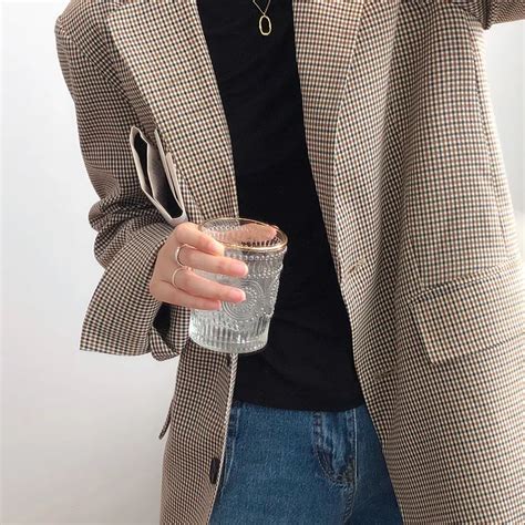 Женский пиджак Осенний пиджак с длинными рукавами клетчатый Блейзер сшитый длинный костюм