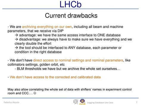 Summary Of First LHC Logging DB Meeting Ppt Download