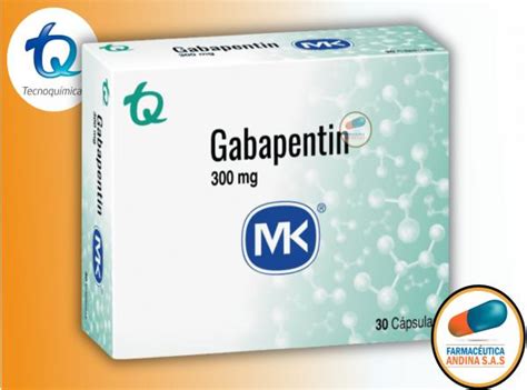 Gabapentin 300 Mg Caja X 30 Capsulas Mk