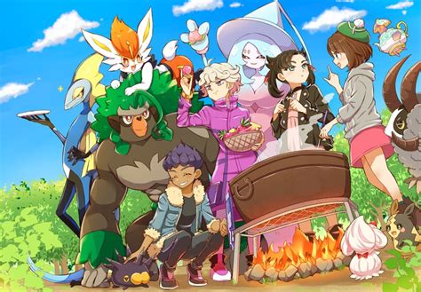 Marnie Gloria Morpeko Morpeko Hop And More Pokemon And More Drawn By Yoshino Gunform