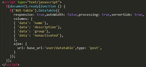 Codeigniter Datatables Server Side Processing ~ Catetan
